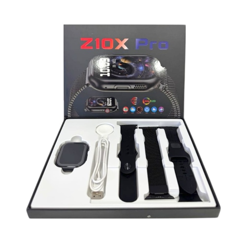 Z10X Pro SMARTWATCH με 3 λουράκια – ΨΗΦΙΑΚΟ ΡΟΛΟΙ | Accesscontrol.gr